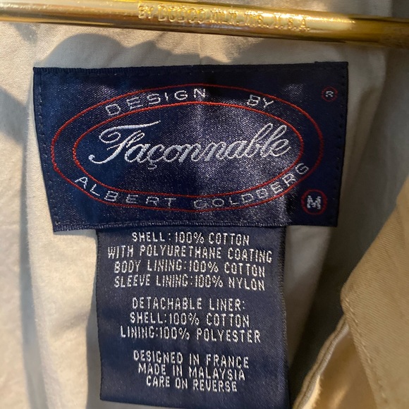 Faconnable Albert Goldberg | Jackets & Coats | Vintage Faconnable Long ...